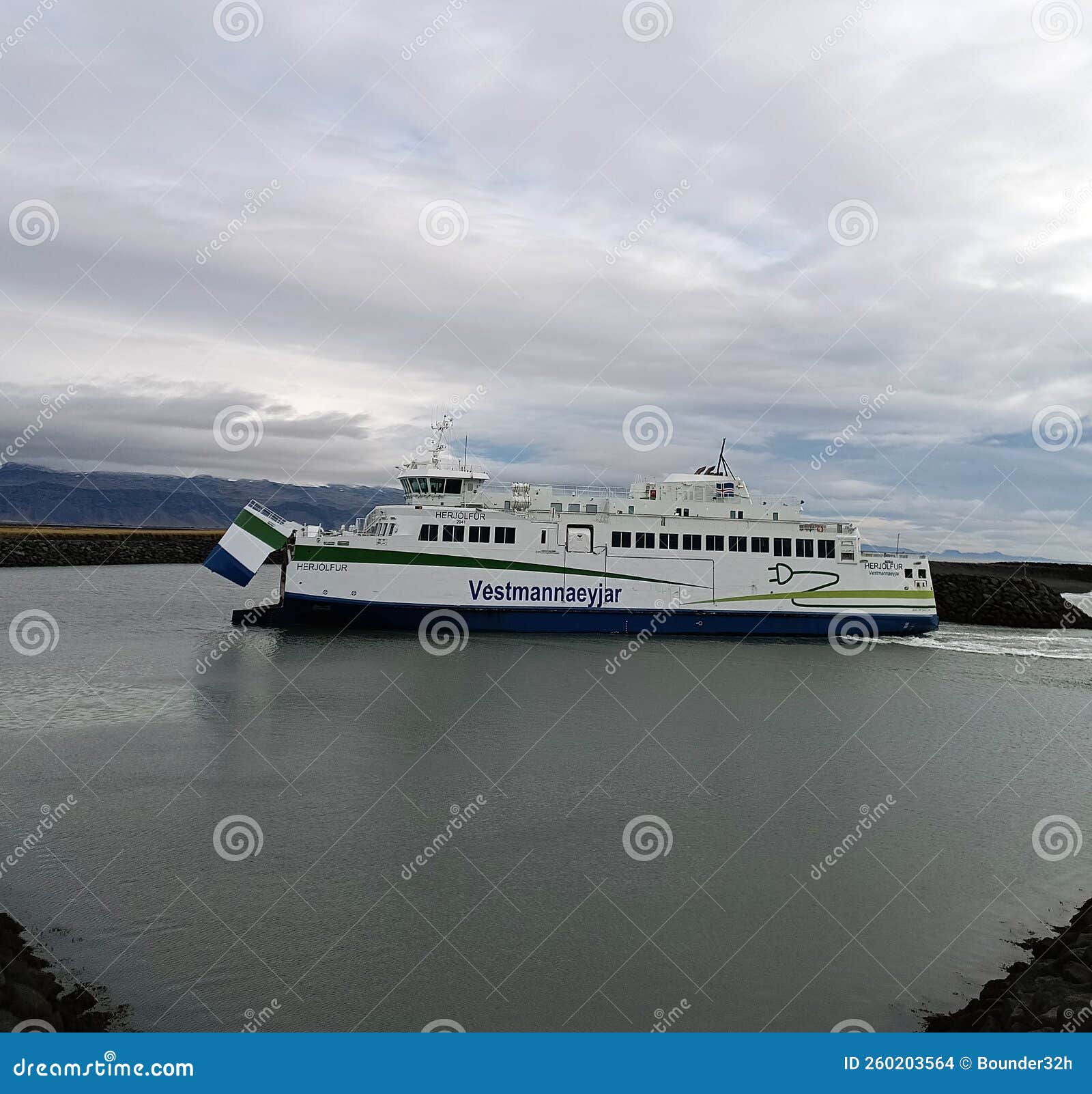 The World`s First Electric Ferry As Seen at a Terminal in Iceland ... The World`s First Electric Ferry As Seen at a Terminal in Iceland ...