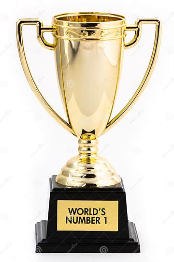 World s number 1 trophy stock image. Image of celebration - 27367543