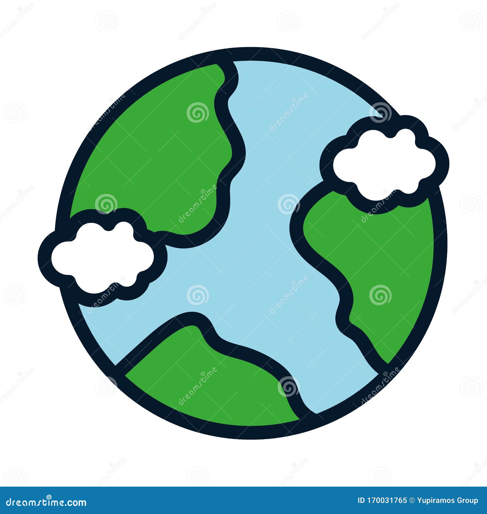 World Save Conservation Ecology Environment Icon Stock Vector ...