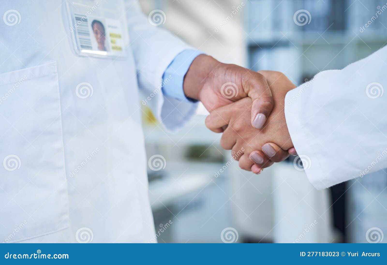 The World of Science Welcomes You. Two Unrecognisable Scientists ...