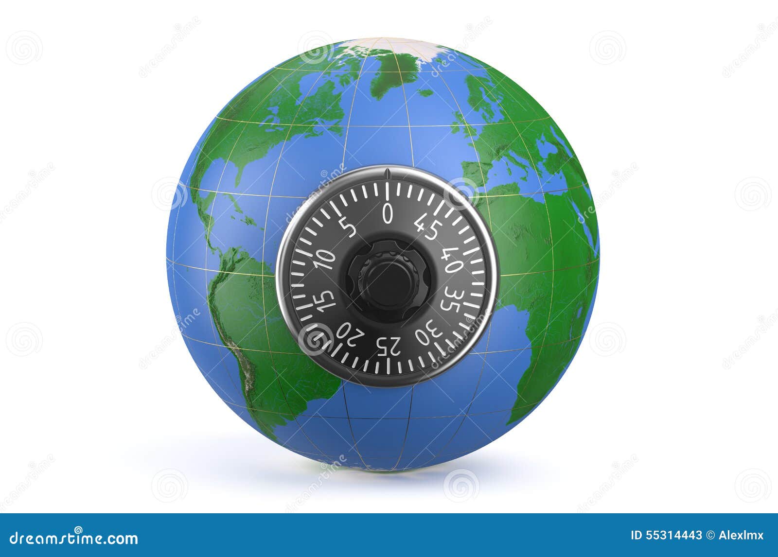 World security concept stock illustration. Illustration of save - 55314443