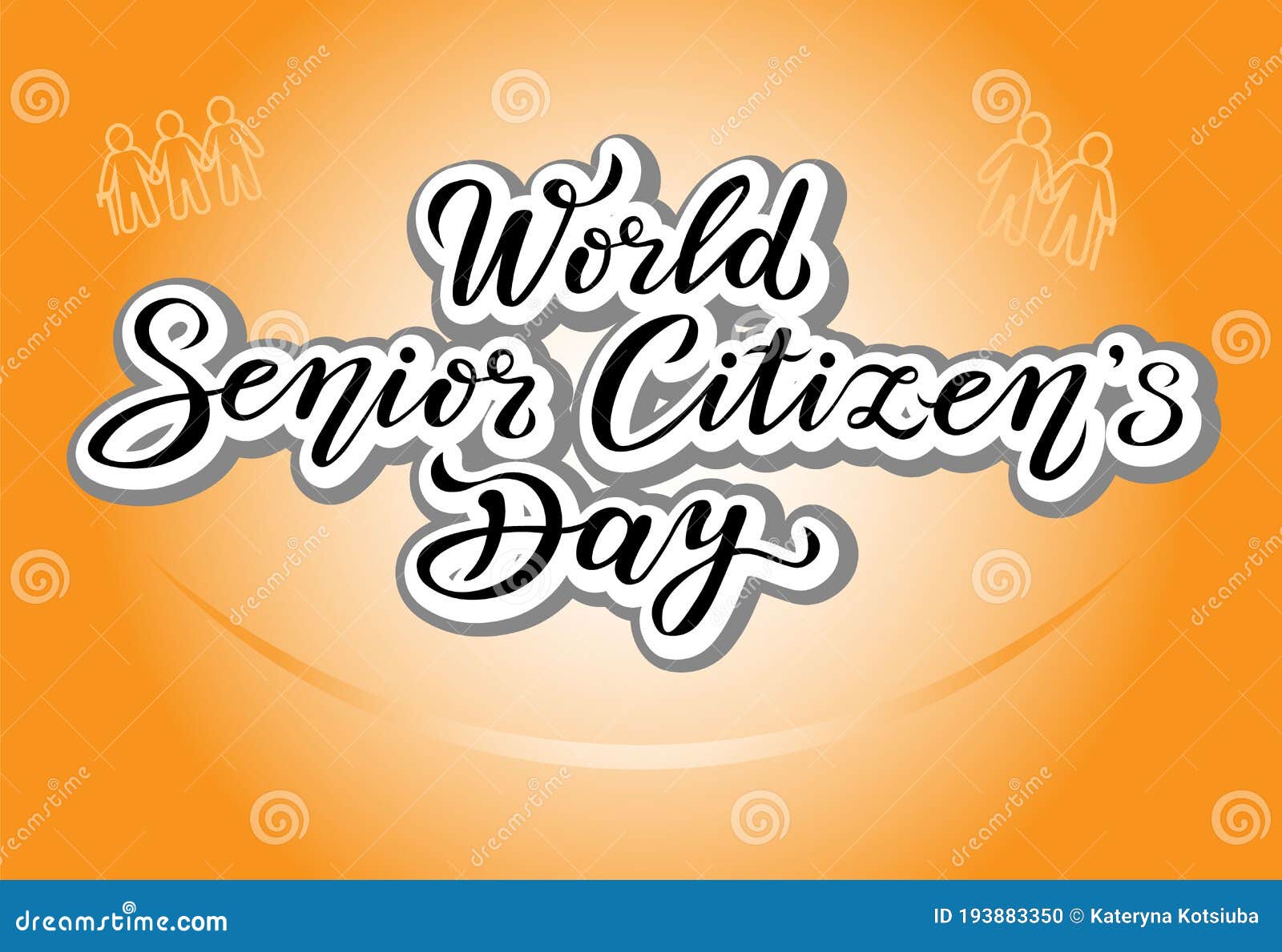 World Senior Citizens Day Poster Vector Illustration | CartoonDealer ... World Senior Citizens Day Poster Vector Illustration | CartoonDealer ...
