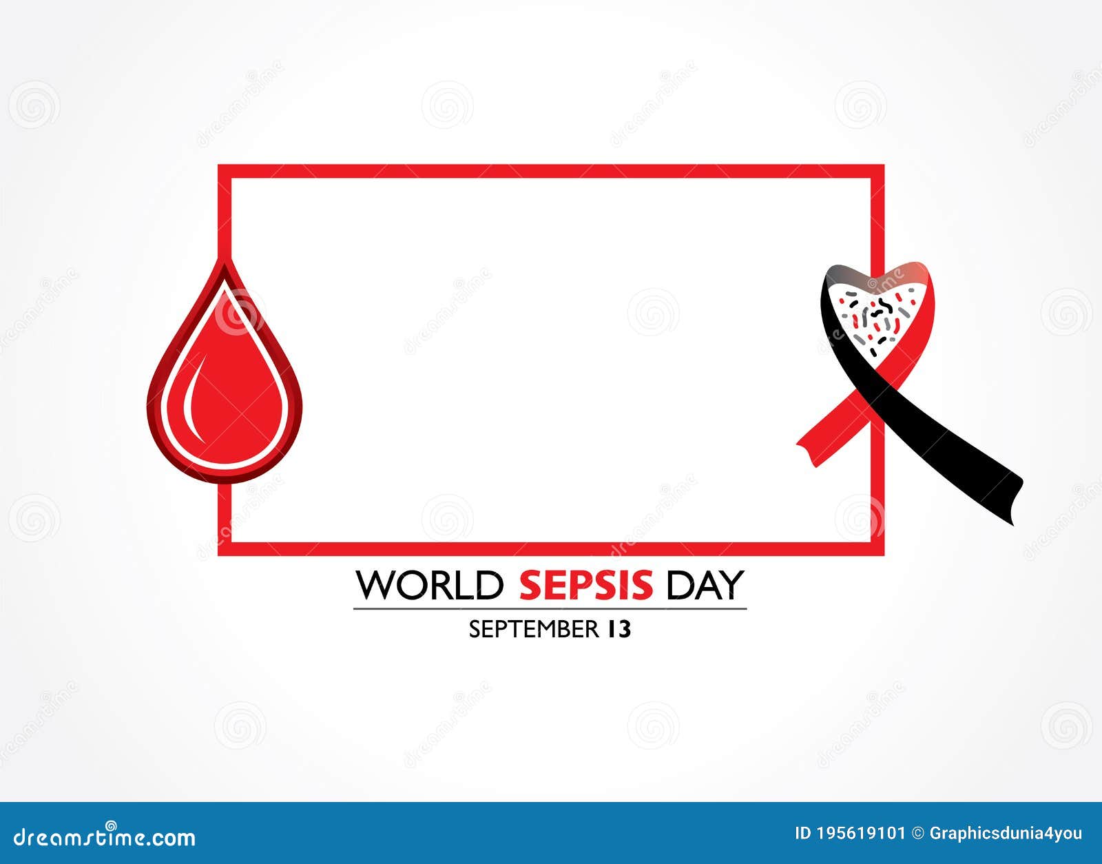 World Sepsis Day, Idea For A Poster Or Banner On A Medical Theme Vector ...