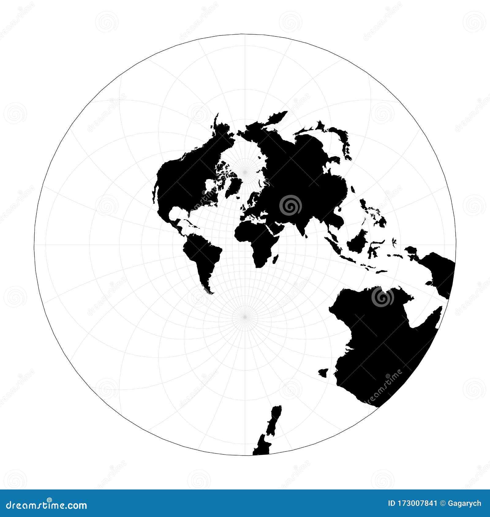 World shape. stock vector. Illustration of geography - 173007841