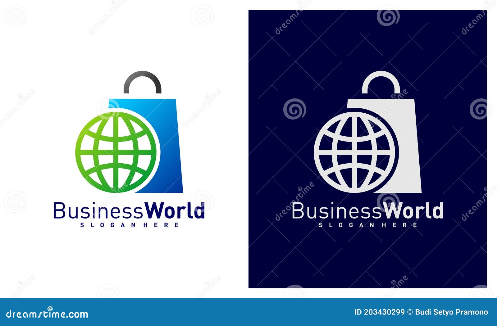 World Shop Logo Vector Template, Creative World Logo Design Concepts ...