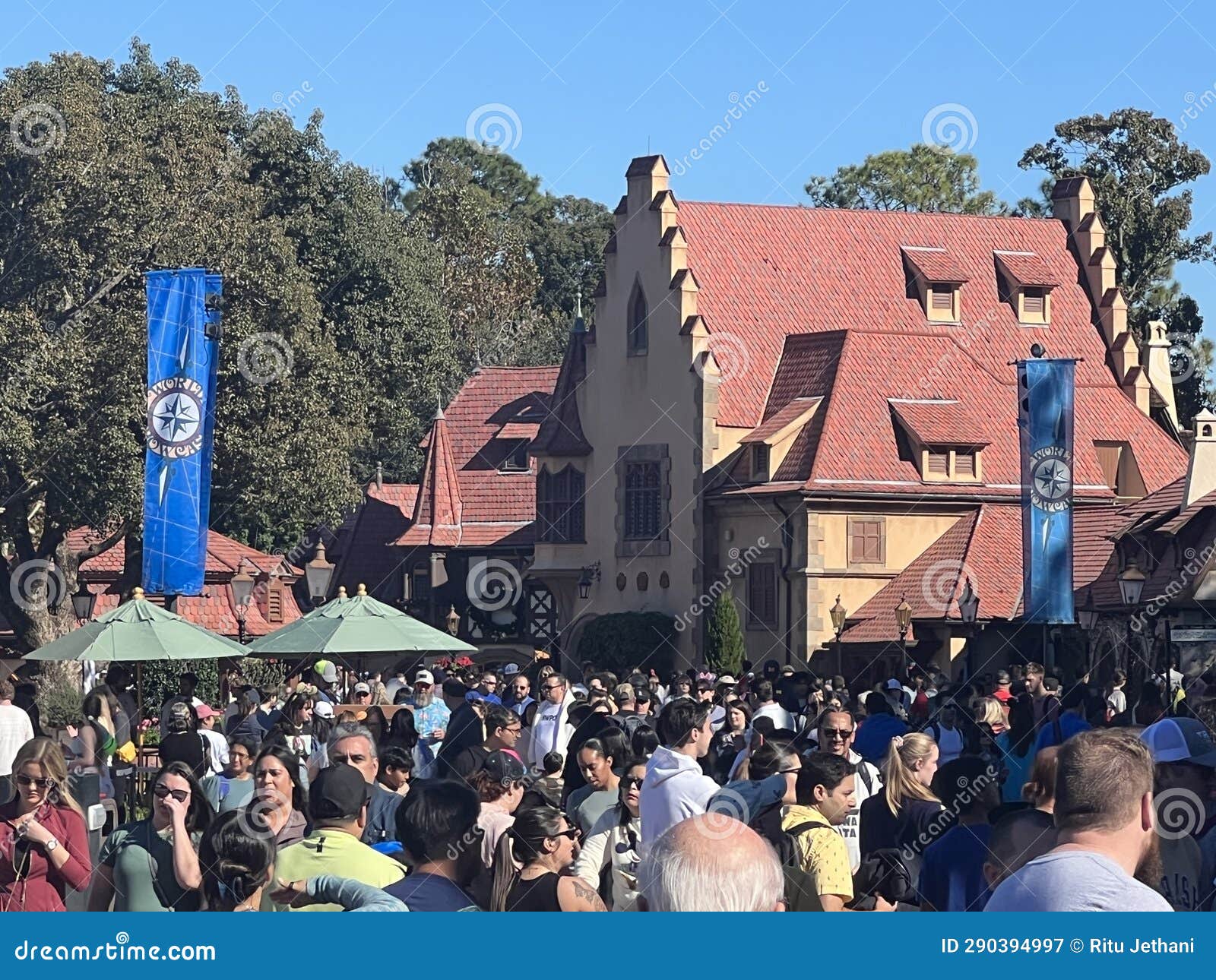World Showcase in the Disney EPCOT Theme Park in Orlando, Florida ...