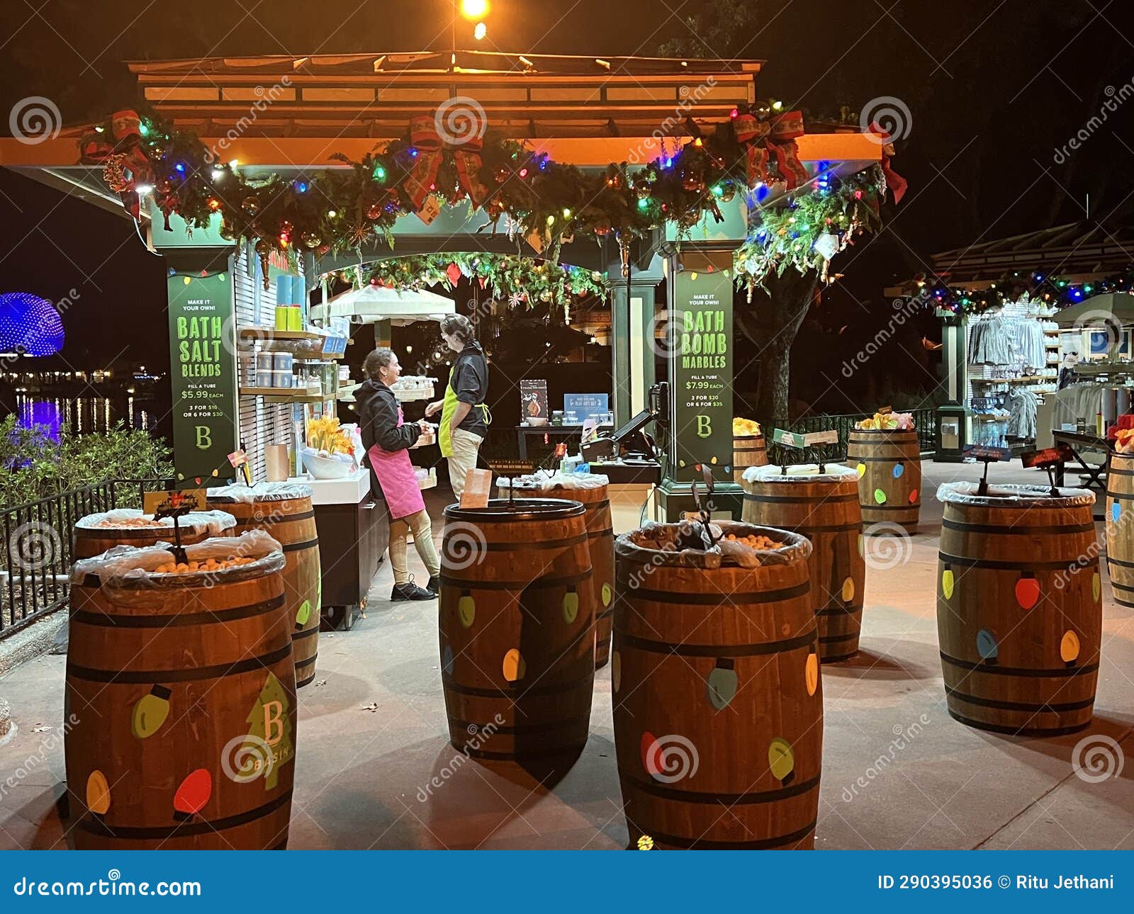 World Showcase in the Disney EPCOT Theme Park in Orlando, Florida ...