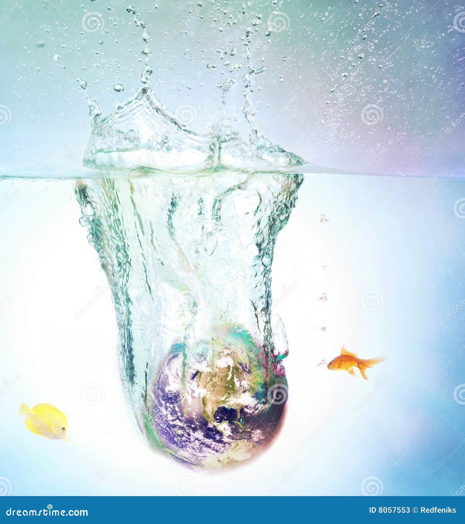 World Sinking in Water stock illustration. Illustration of destroy ...