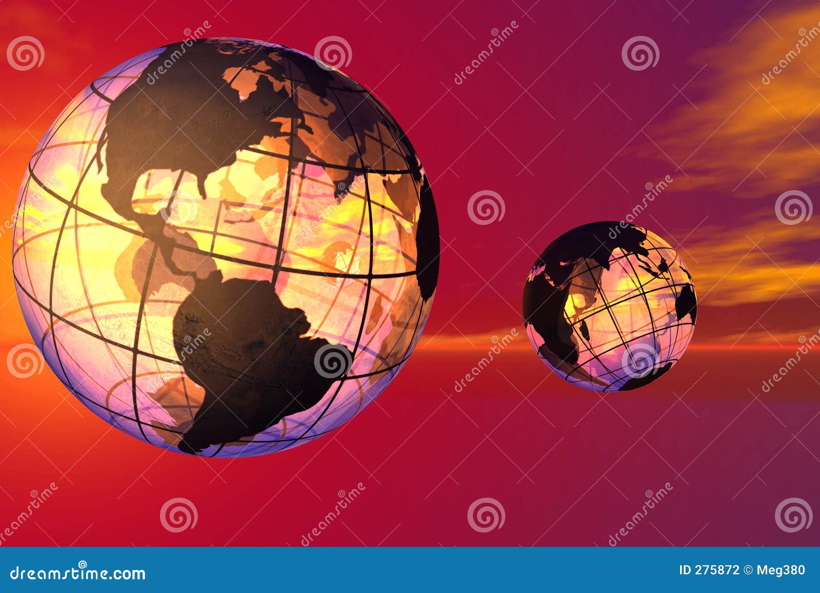 World and sky stock illustration. Illustration of travel - 275872