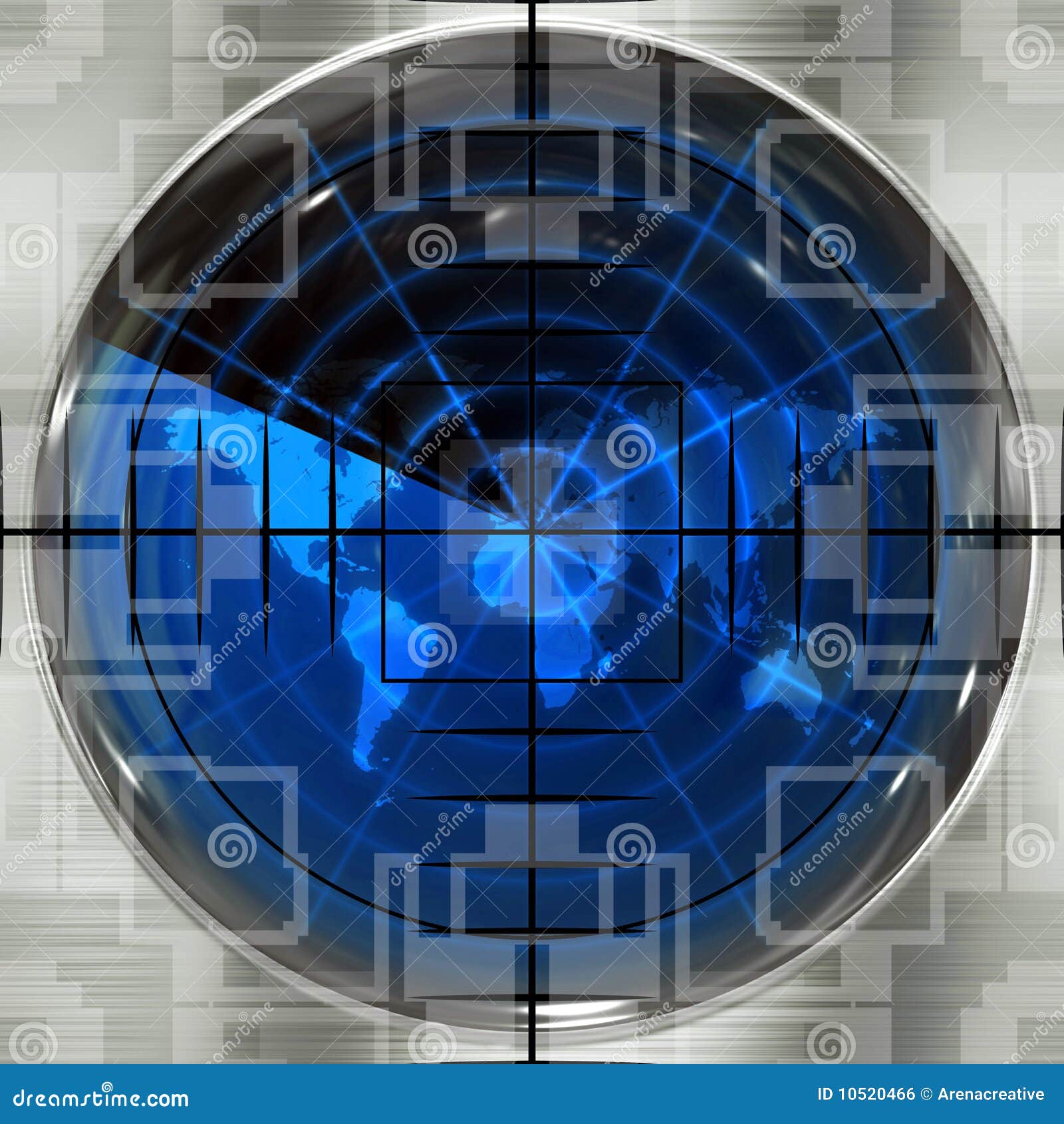 World Sniper Scope stock illustration. Illustration of scanning - 10520466