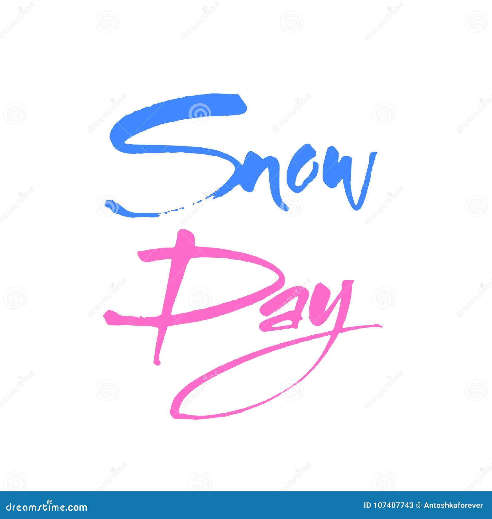 World snow day stock vector. Illustration of banner - 107407743