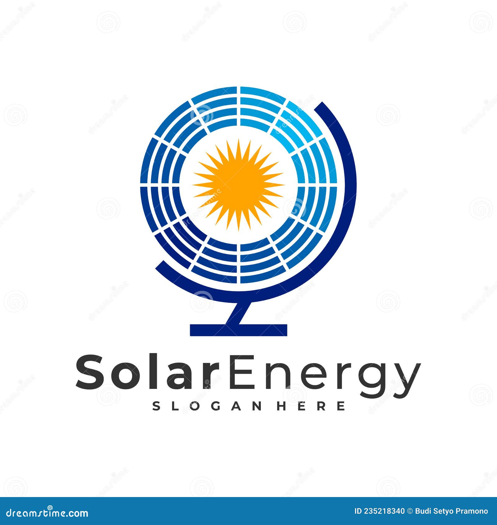 World Solar Logo Vector Template, Creative Sun Energy Logo Design ...
