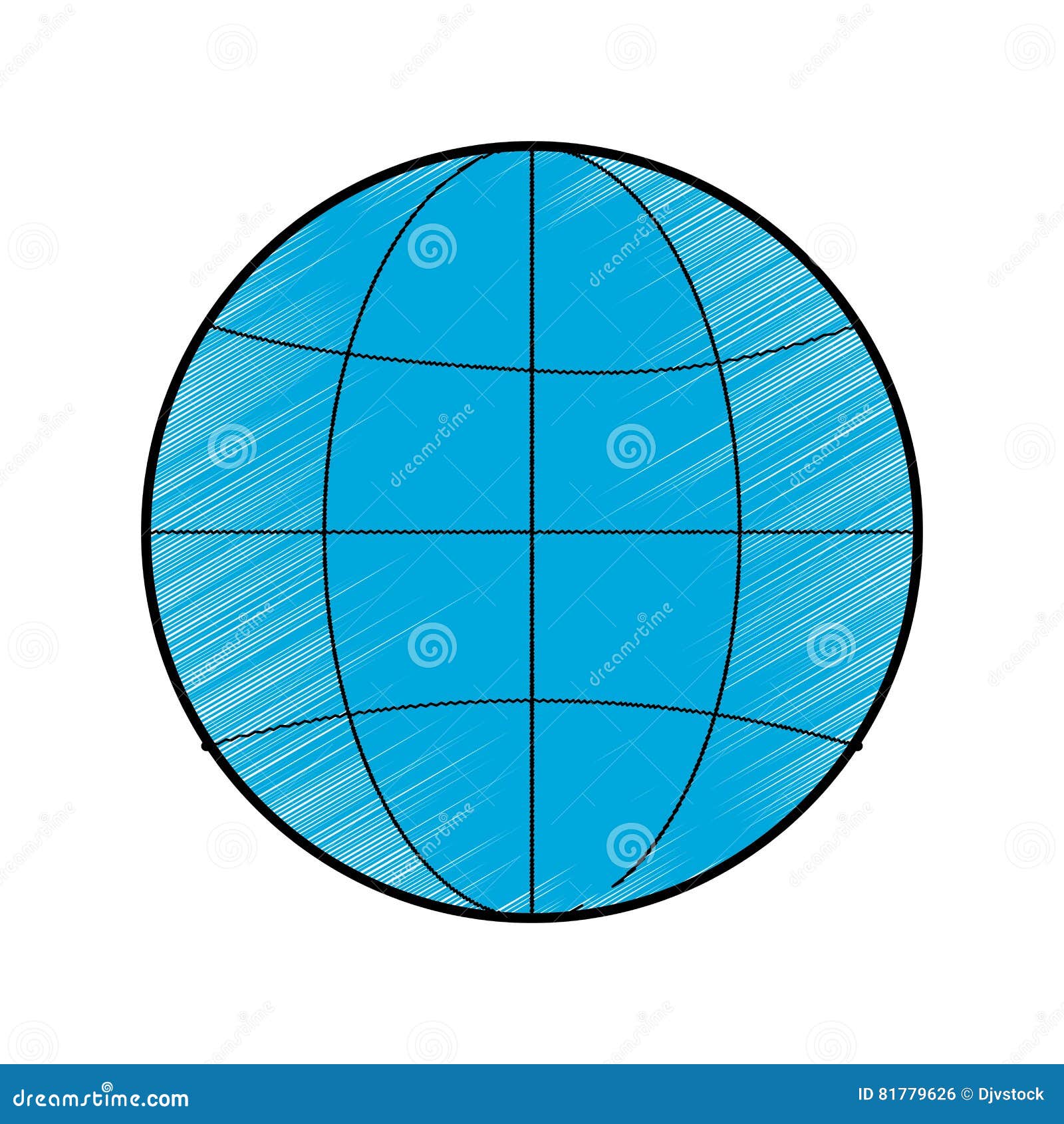 World sphere icon stock vector. Illustration of mark - 81779626