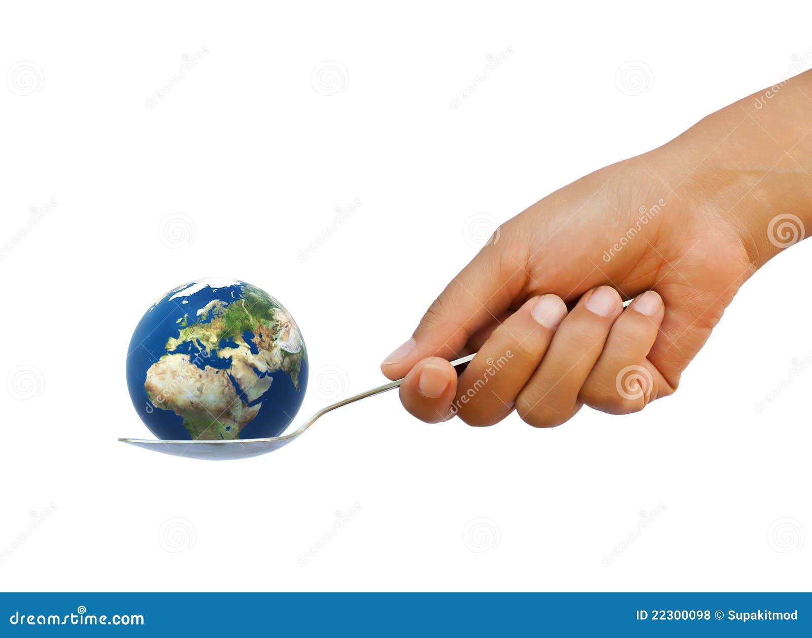 World in spoon stock photo. Image of background, earth - 22300098