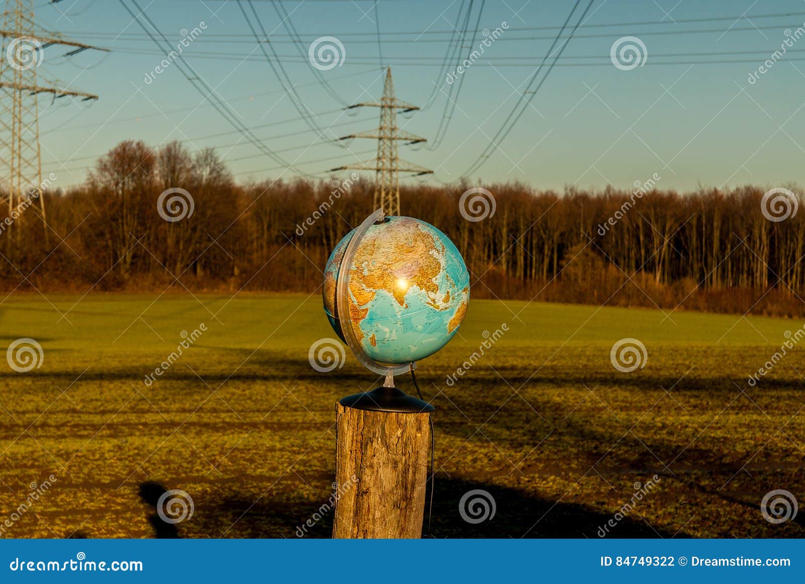 The world on stake stock photo. Image of global, industrialization ...