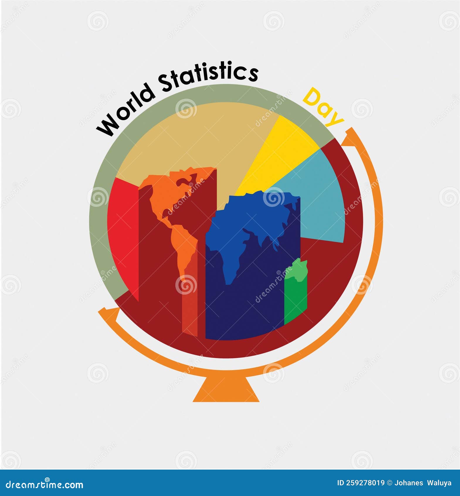 World Statistics Day stock illustration. Illustration of drawing ...
