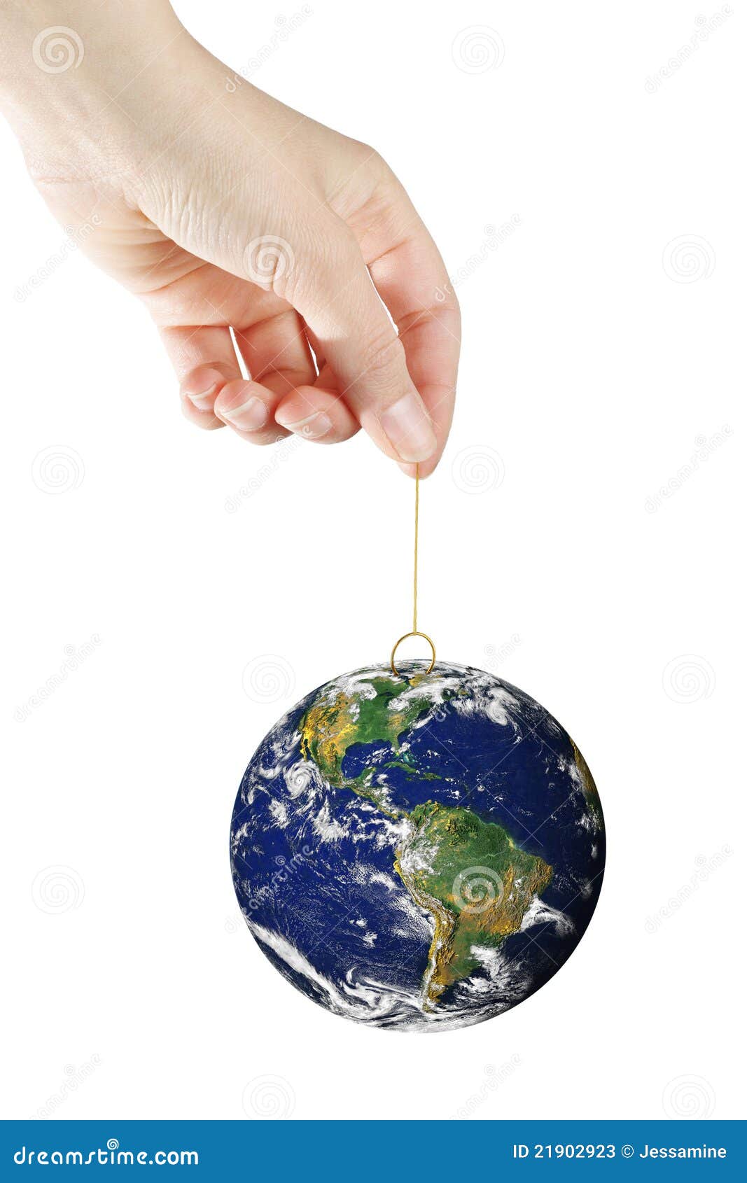 World on the string stock image. Image of world, caucasian - 21902923