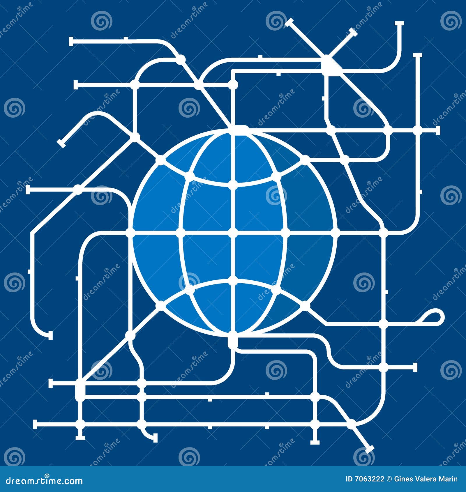 World subway map stock vector. Illustration of vector - 7063222