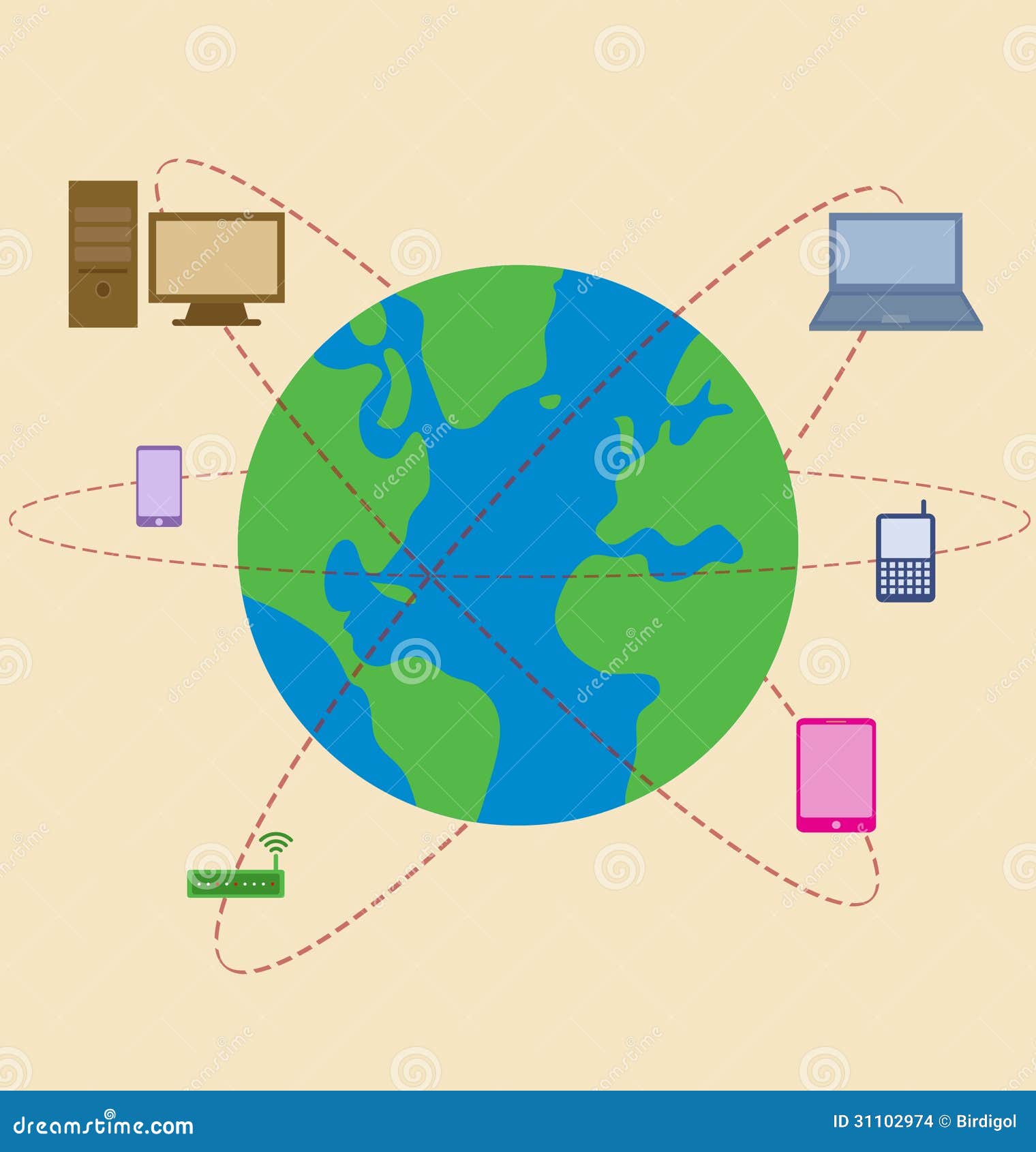 Mobile Technology Infographics Vector Illustration | CartoonDealer.com ...