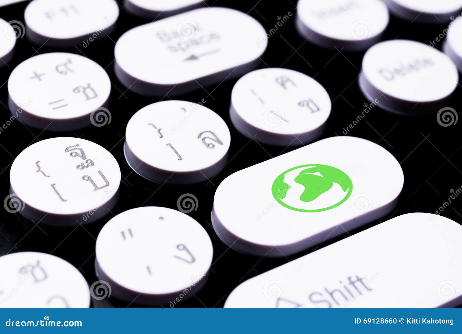 World symbol on keyboard stock photo. Image of world - 69128660