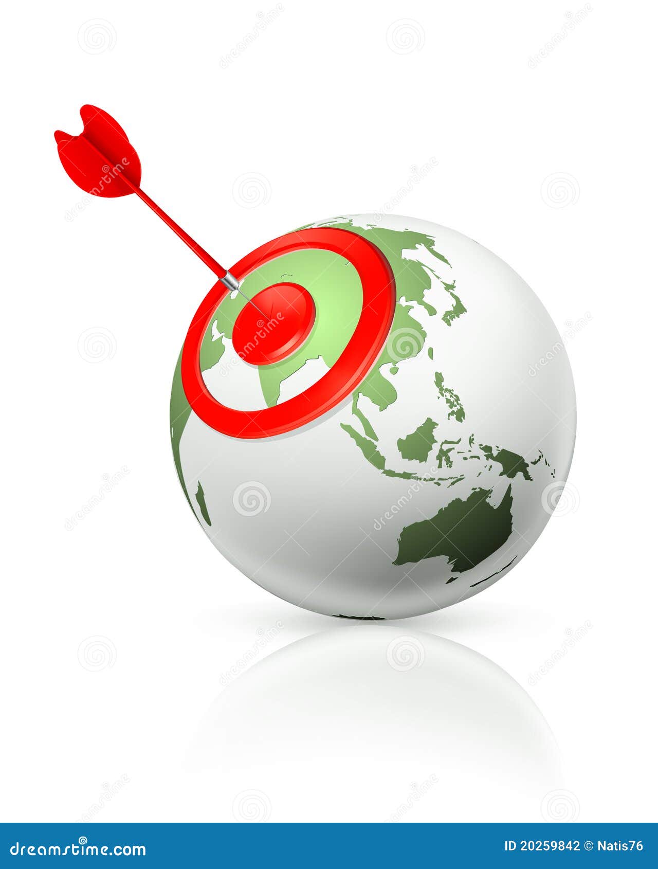 World target stock vector. Illustration of direct, geography - 20259842
