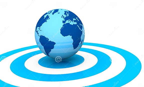 World target stock illustration. Illustration of center - 21767896