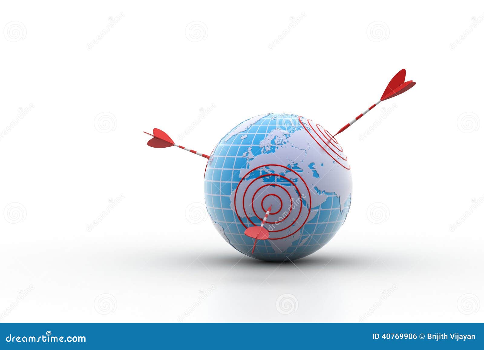 World target stock illustration. Illustration of sharpshooter - 40769906
