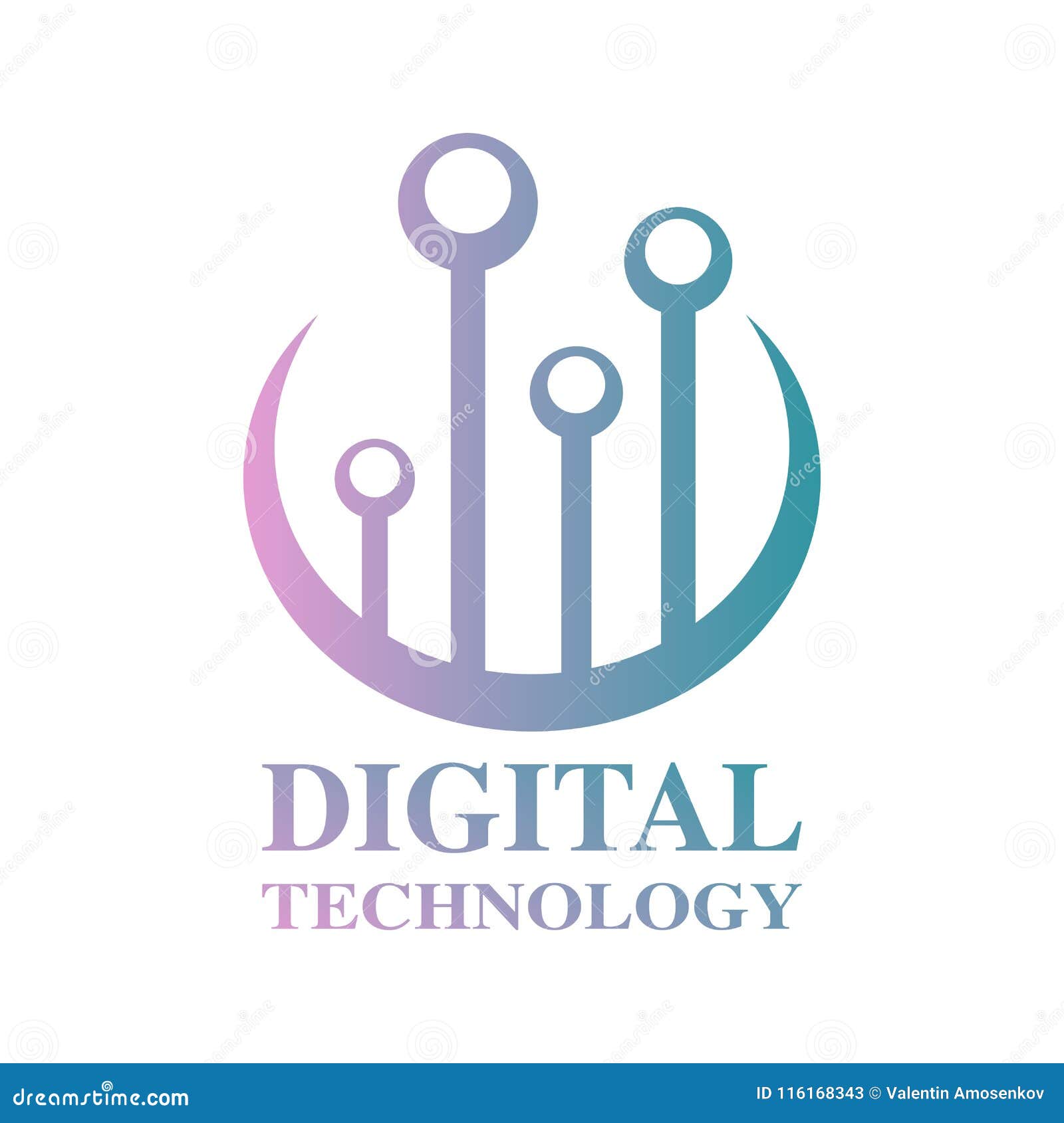 World Tech Logo Design Template. Digital Technology Logo Stock ...