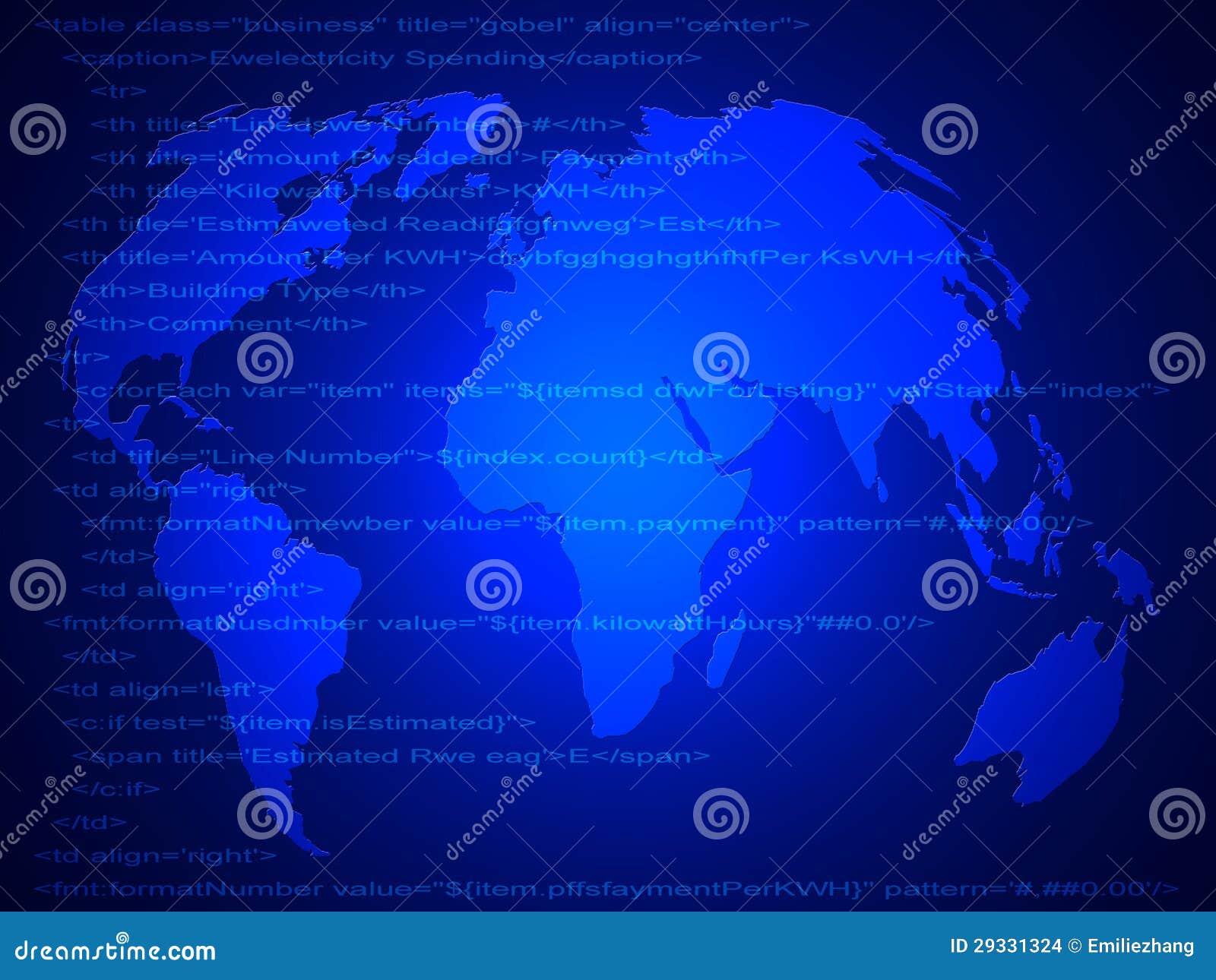 World Technology Background Stock Illustration - Illustration of ...