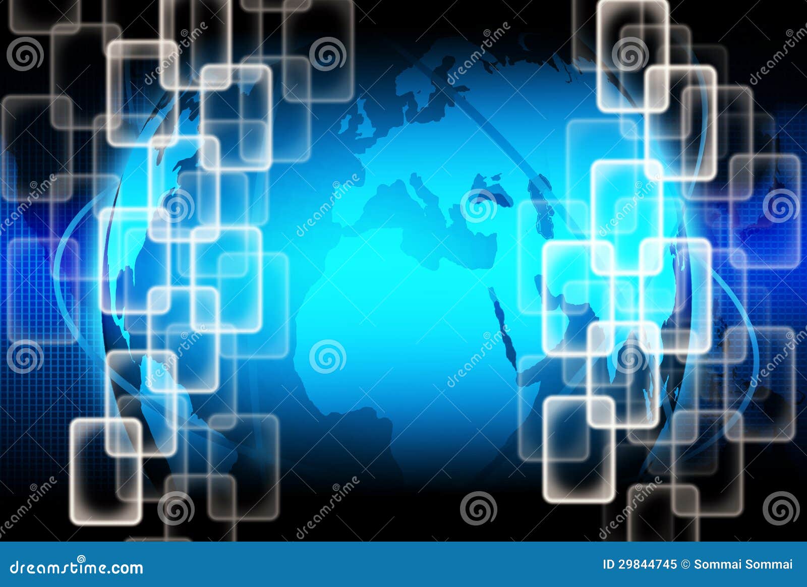 World technology stock illustration. Illustration of computing - 29844745
