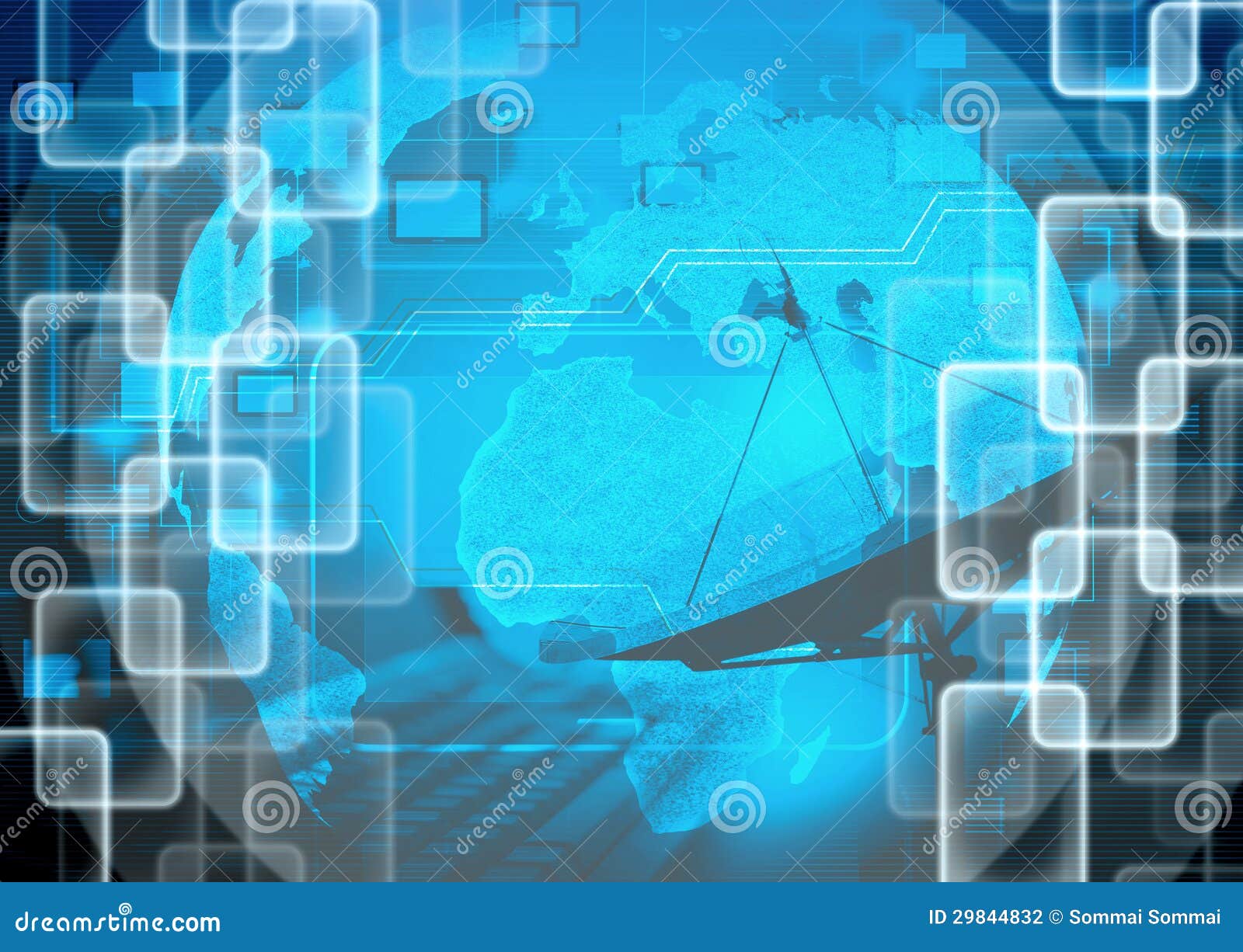 World technology stock illustration. Illustration of designing - 29844832