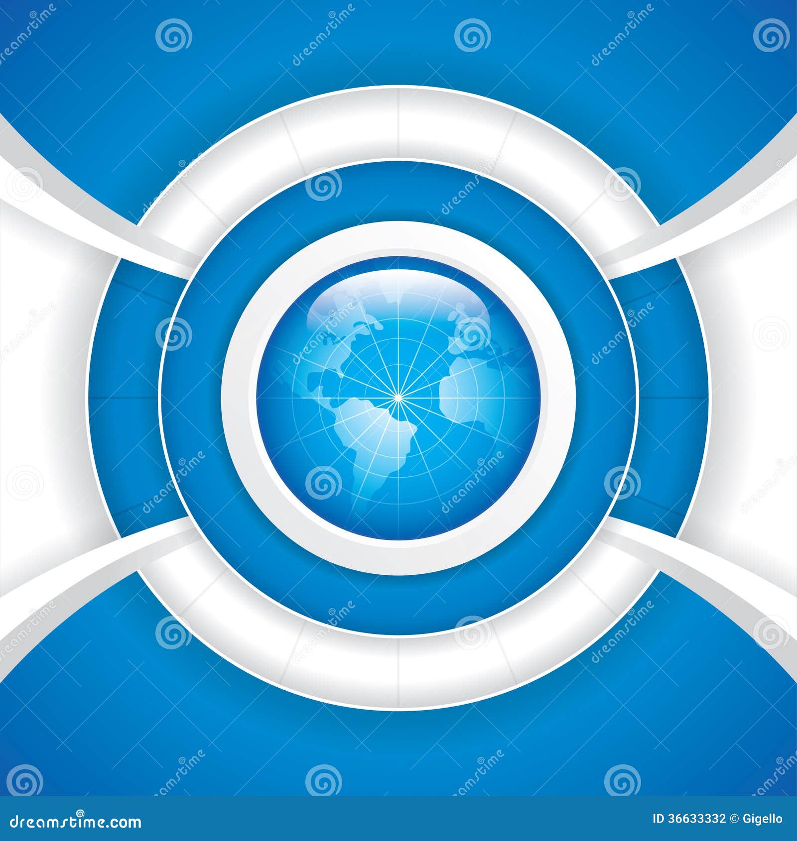 World technology stock vector. Illustration of design - 36633332