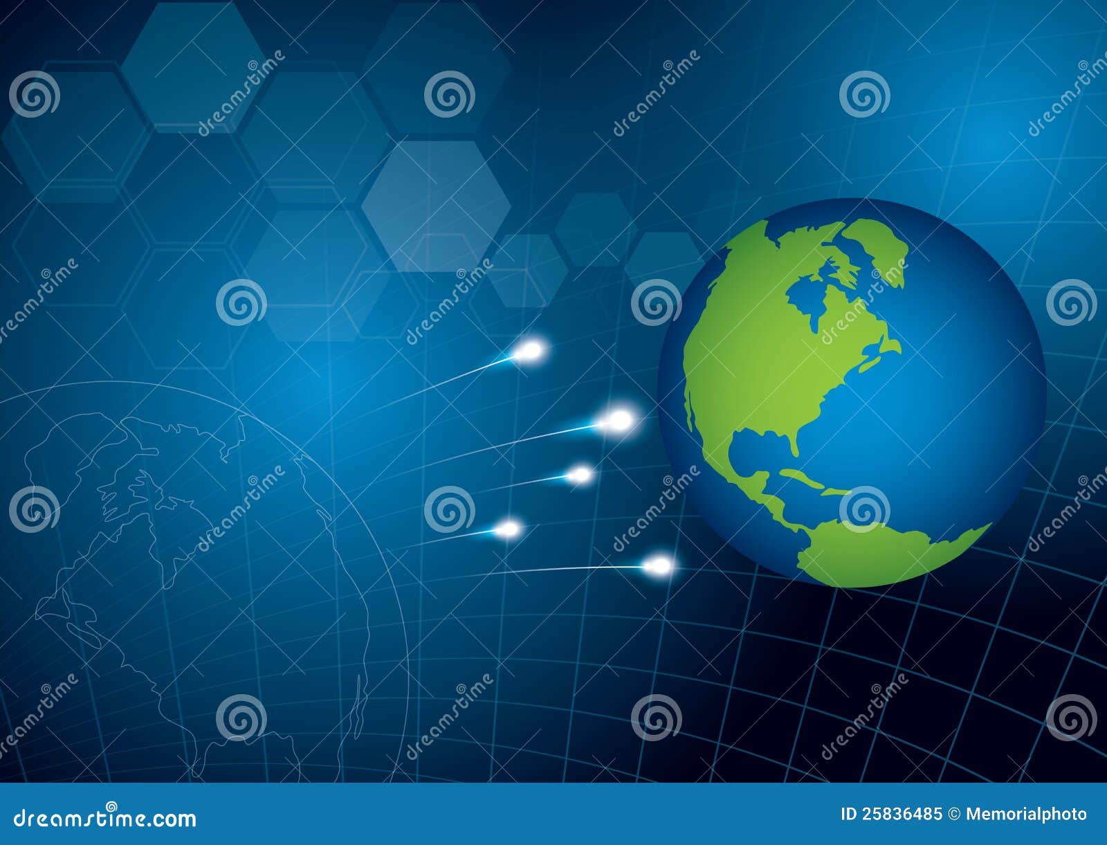 World Technology Concept Background Stock Vector - Illustration of ...