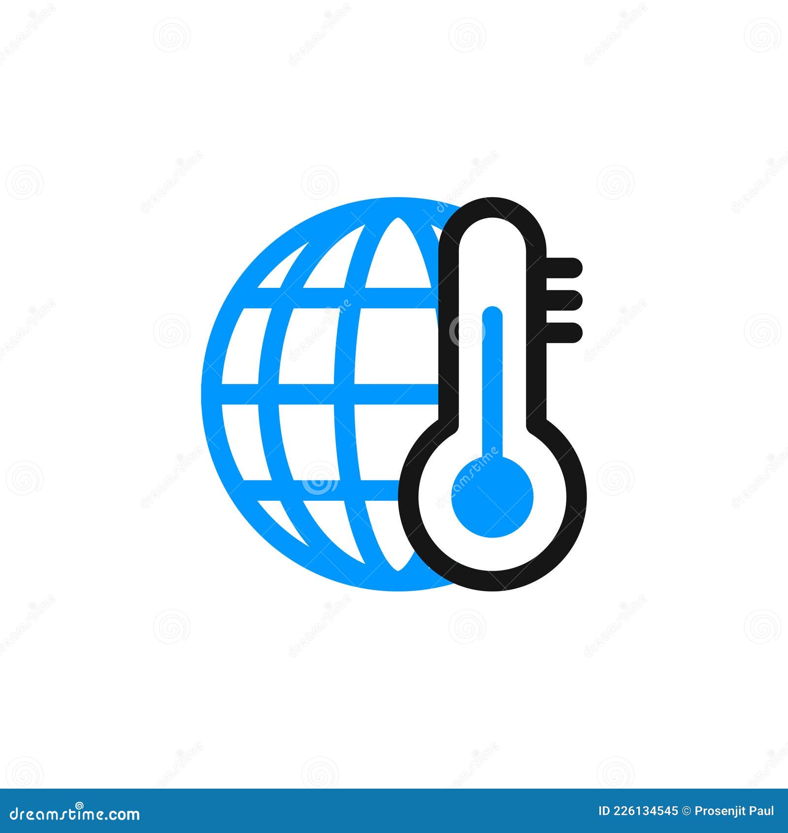 World Temperature Global Warming Icon Stock Vector - Illustration of ...