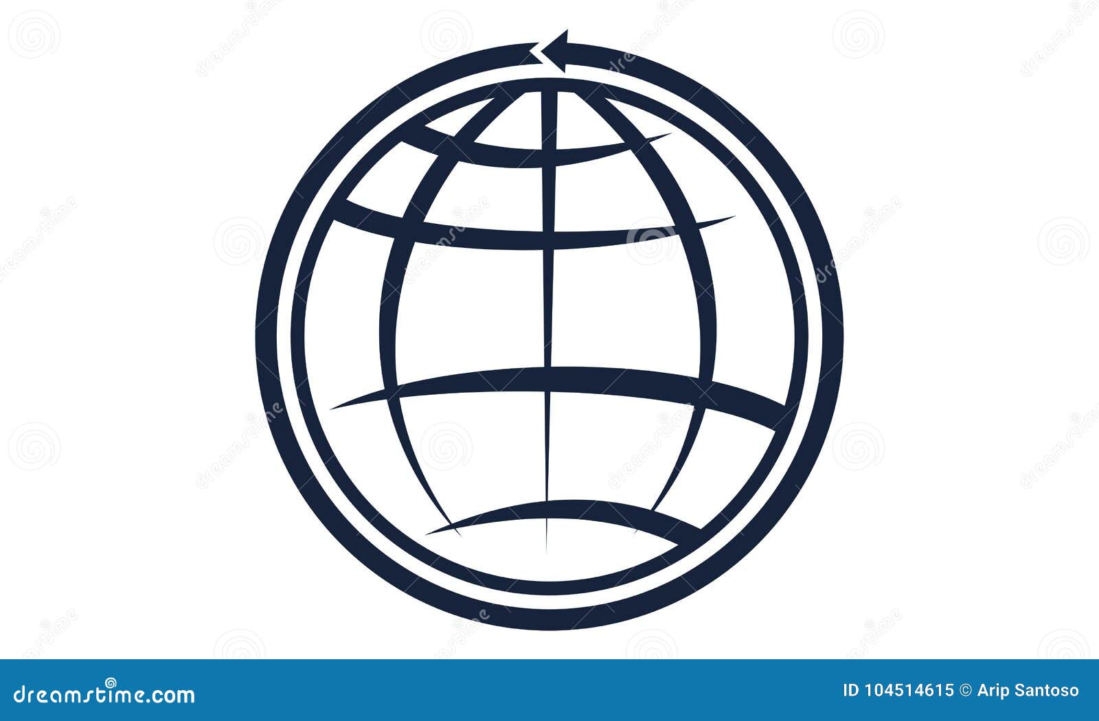 World Template Logo Design stock vector. Illustration of earth - 104514615