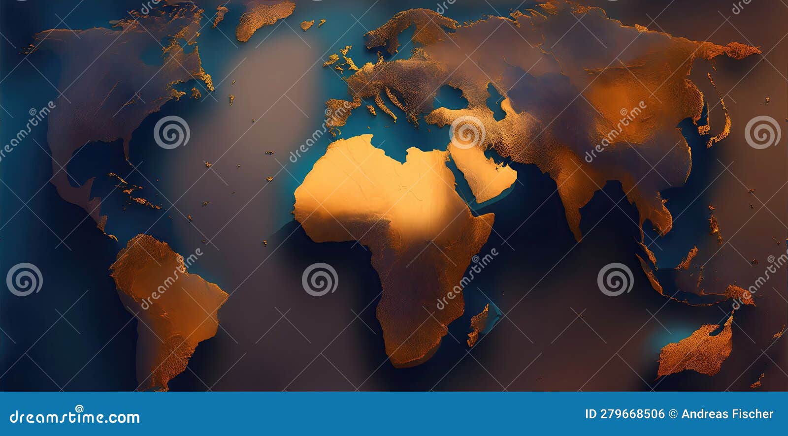 World Texture. Realistic and Detailed World Texture Stock Illustration ...