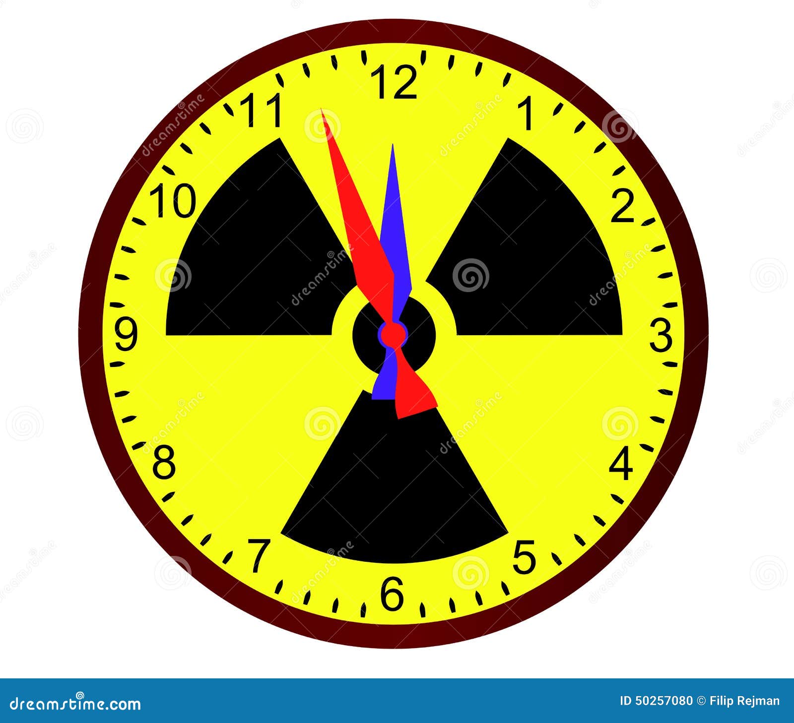 The World Threat Clock Stock Photo | CartoonDealer.com #50257080