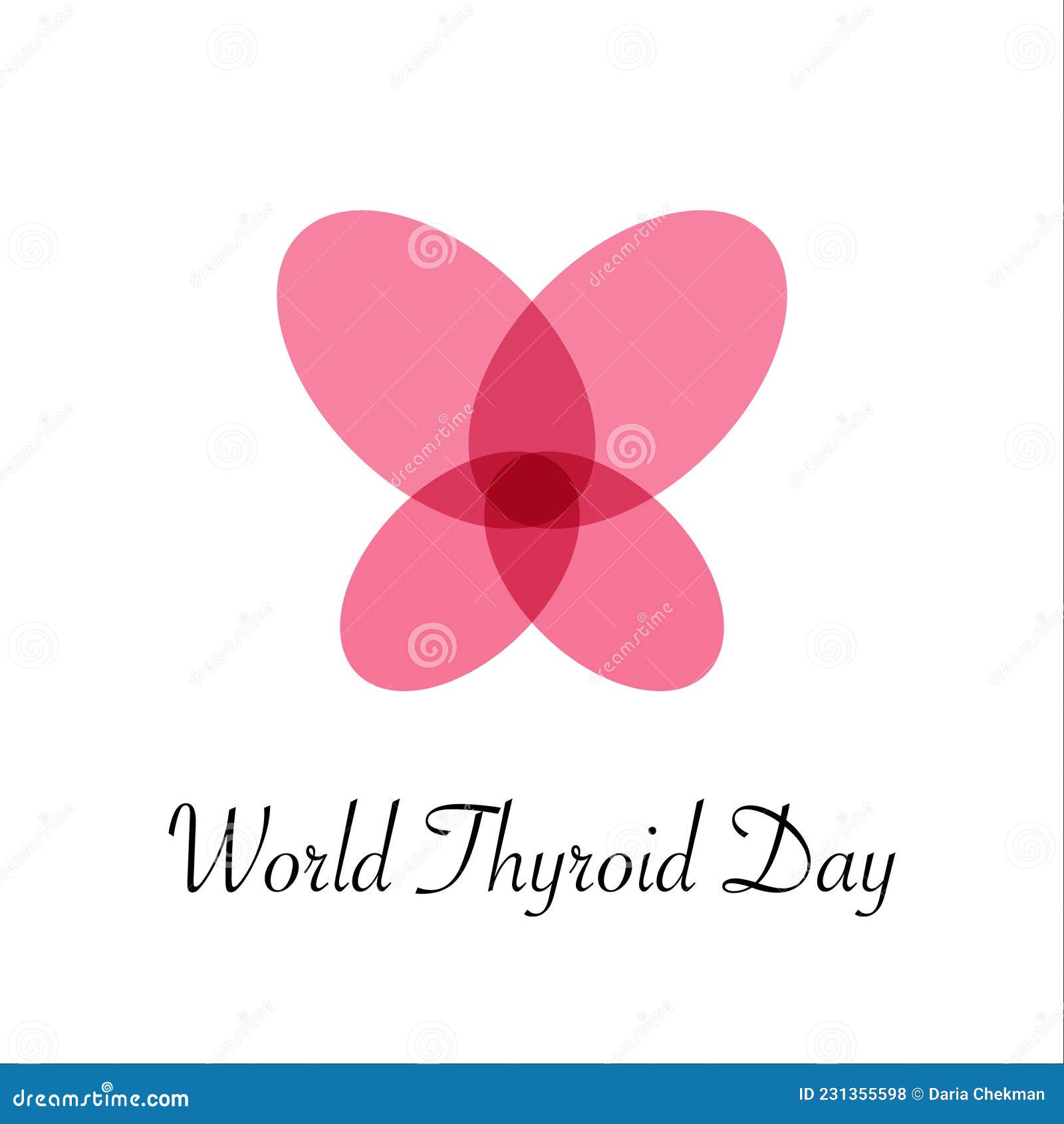 World Thyroid Day, Thyroid Silhouette. Banner Stock Vector ...