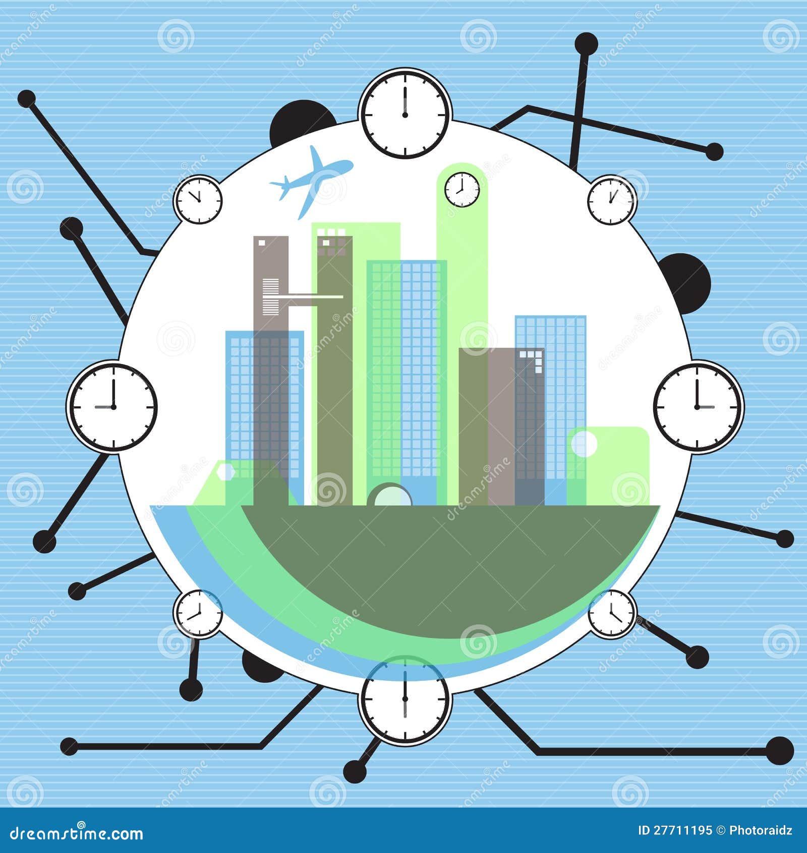 World of the time stock illustration. Illustration of reminder - 27711195