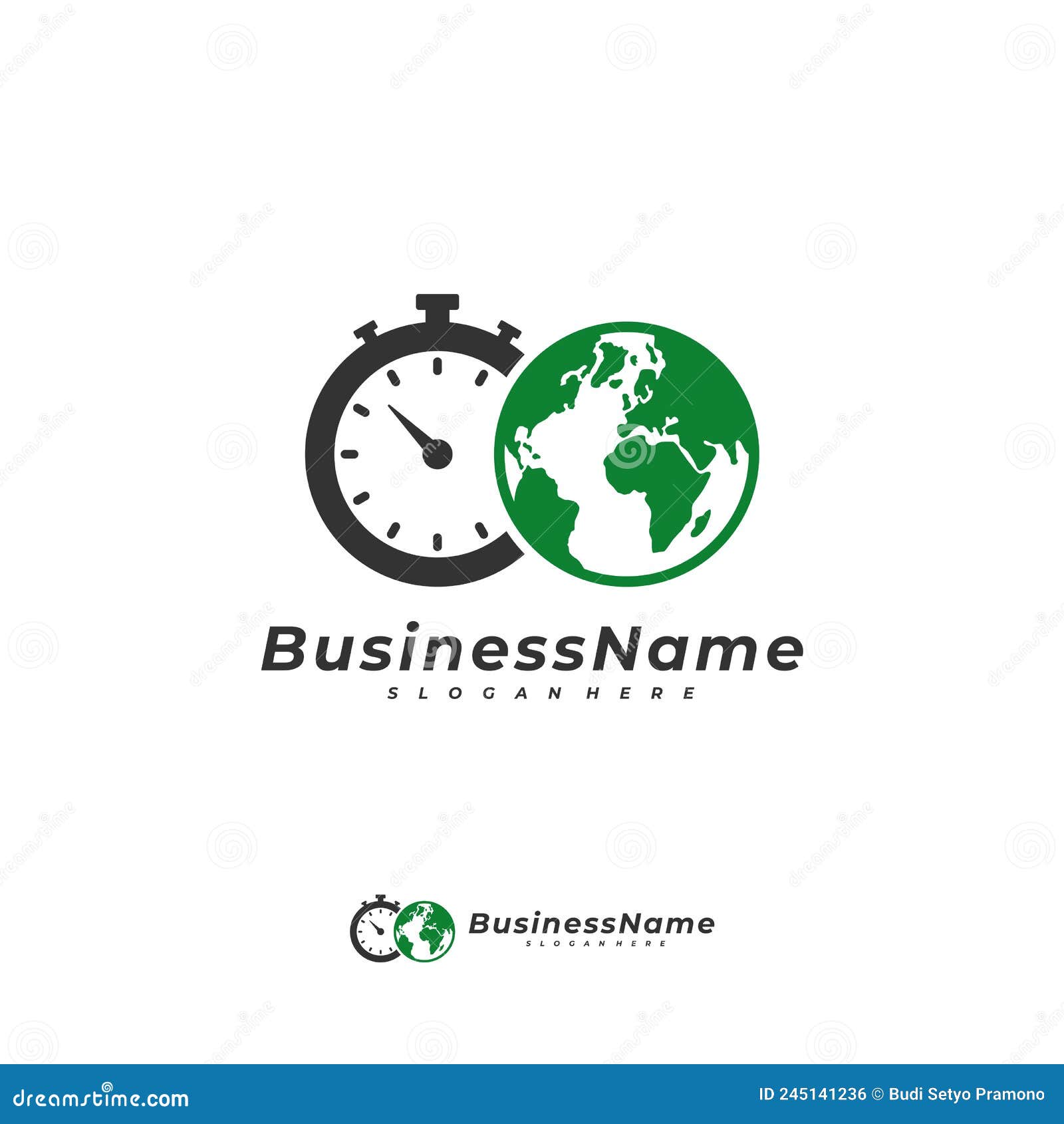 World Time Logo Vector Template, Creative World Logo Design Concepts ...