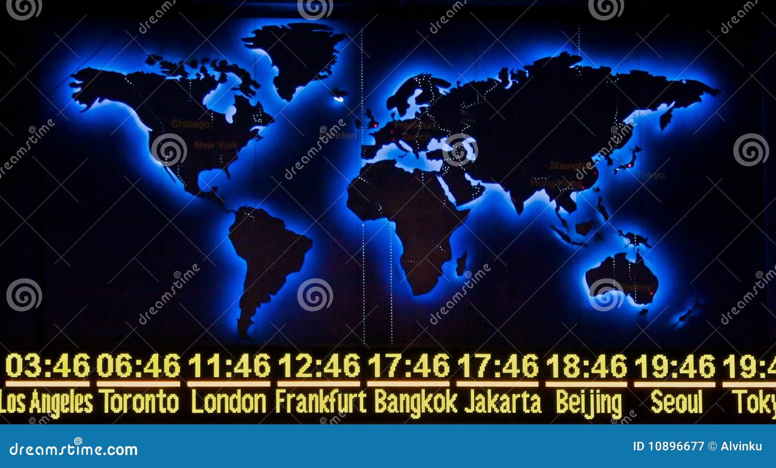 World Time with Map stock image. Image of abstract, blur - 10896677