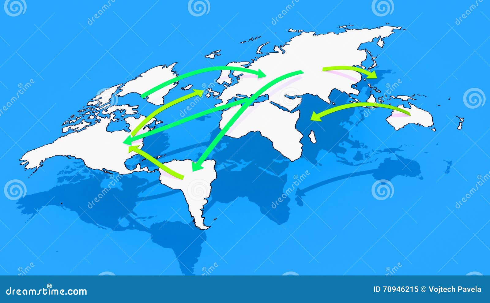 WORLD TRADE BLUE stock illustration. Illustration of cyan - 70946215
