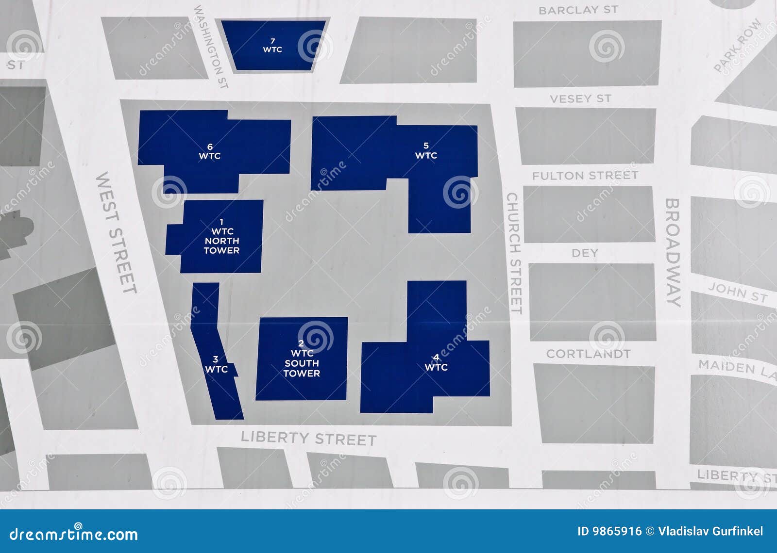 World Trade Center map stock illustration. Illustration of ocean - 9865916