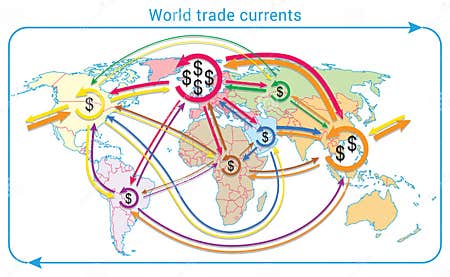 World trade currents stock vector. Illustration of china - 62416026