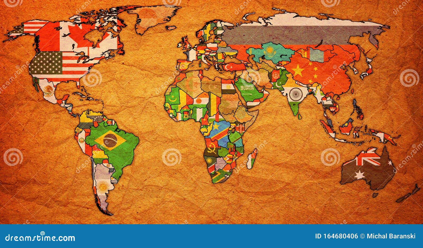 World Trade Organization Territory on World Map Stock Illustration ...