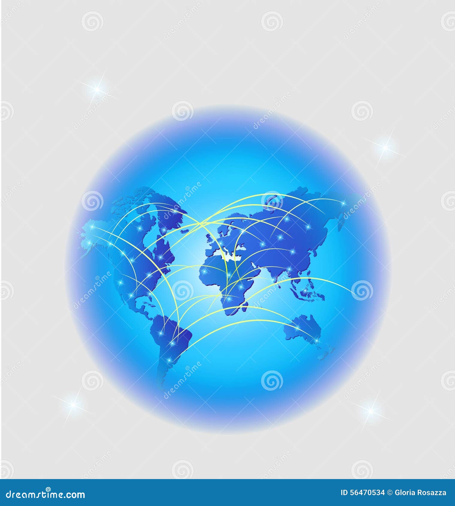 World Trade Web Network Connection Stock Vector - Illustration of ...