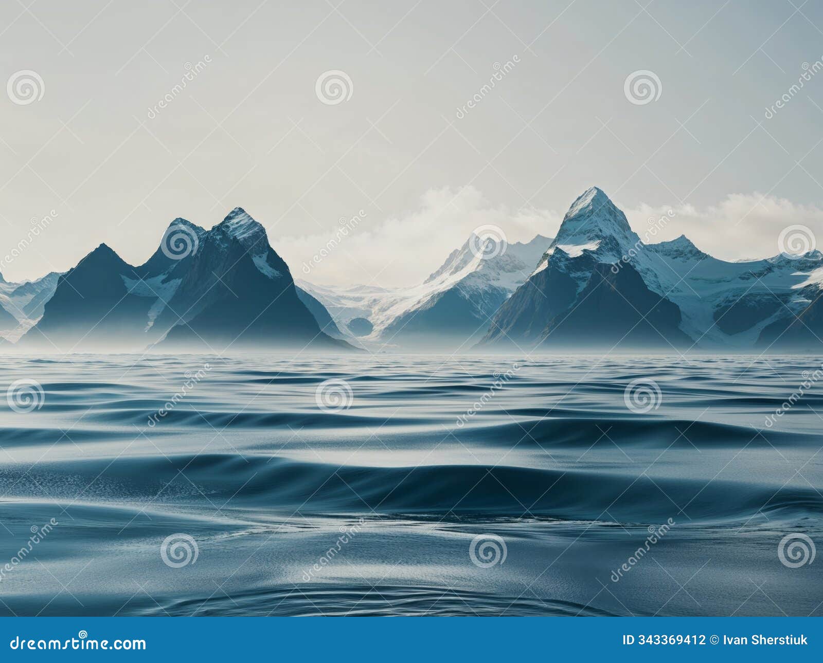 A World Transformed by the Power of Water and Forming Continents. Stock ...