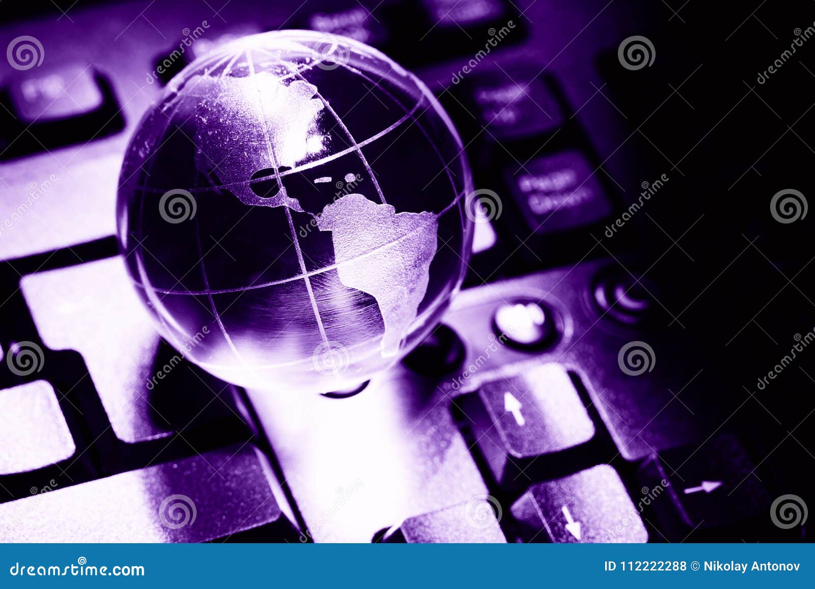 World Transparent Globe Earth on Computer Keyboard. Global ... World Transparent Globe Earth on Computer Keyboard. Global ...