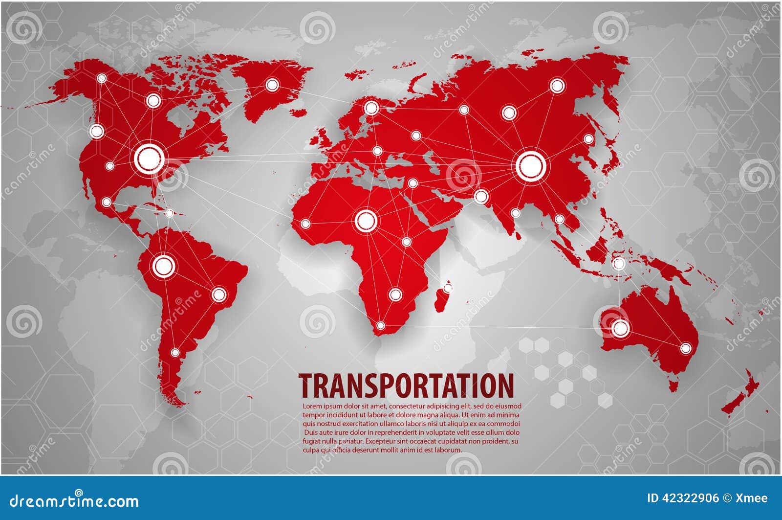 World Transportation and Logistics Stock Vector - Illustration of ...
