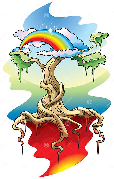 The World Tree stock vector. Illustration of ground, knowledge - 13577692